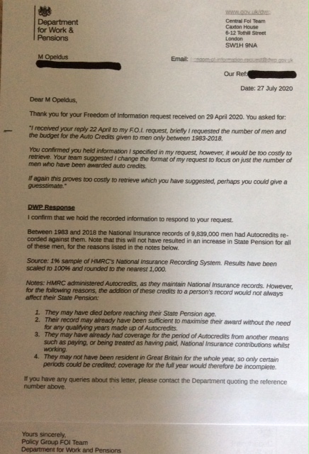 Exclusive: Now 9.8 million men over 60 had their national insurance ...